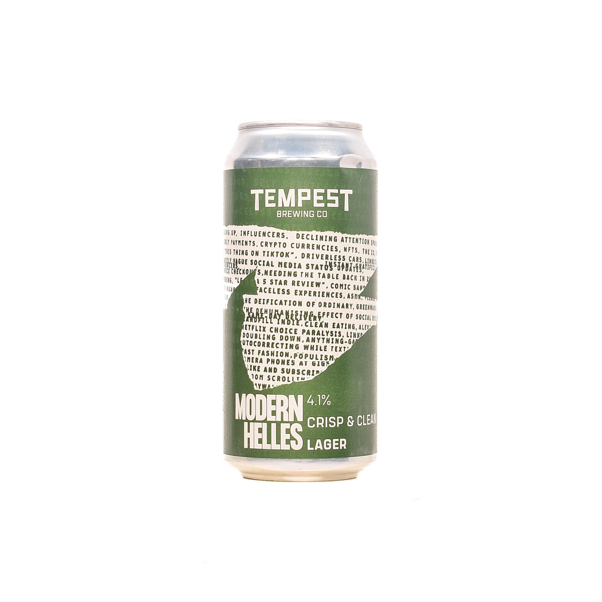 Modern Helles - Tempest Brewing – The Speyside Whisky Shop
