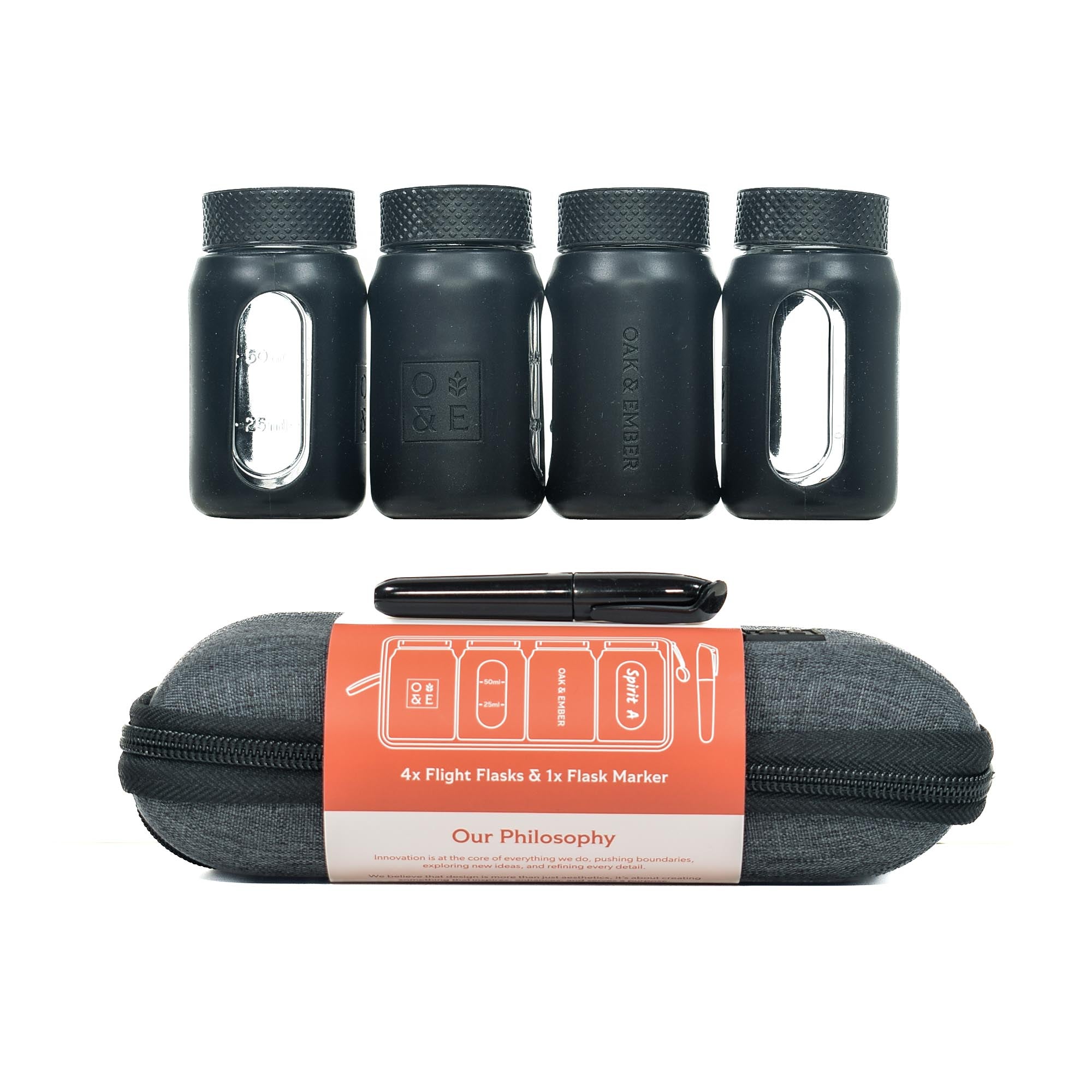 Flight Flask Traveller - Oak & Ember – The Speyside Whisky Shop